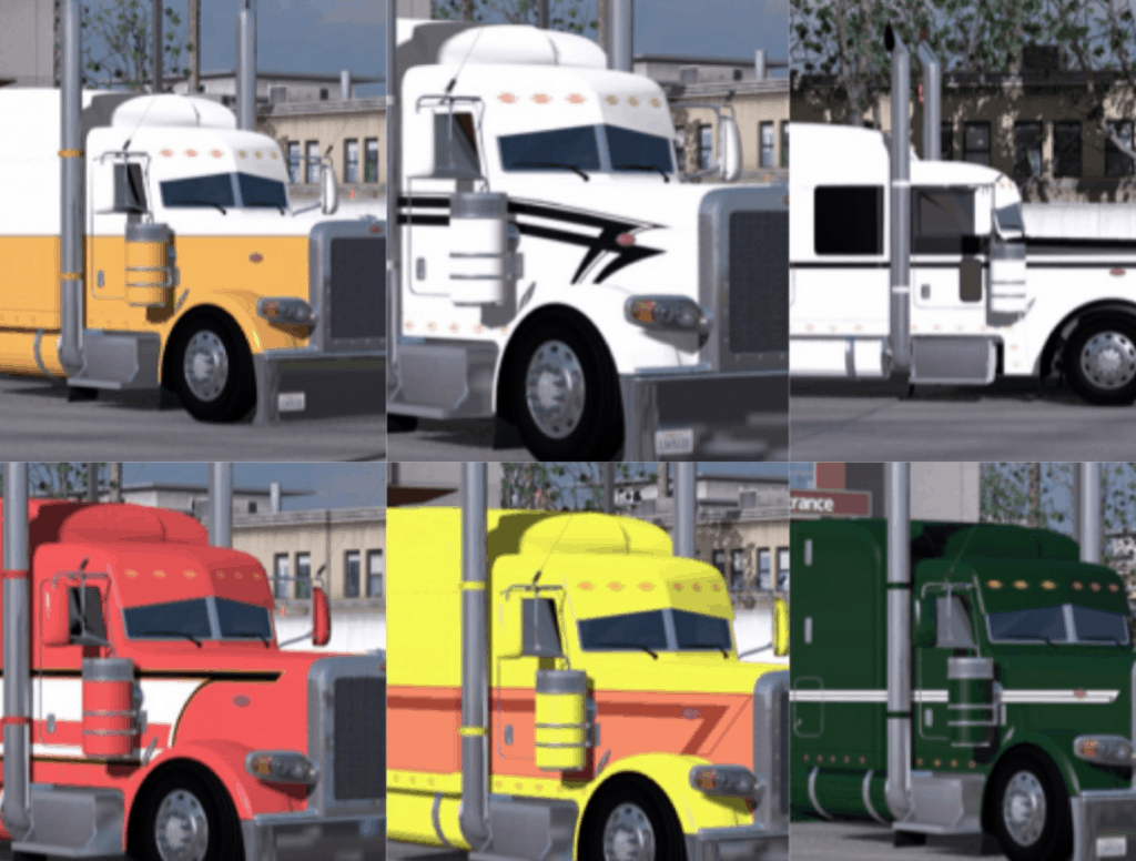 SCS Peterbilt 389 Skin Pack ATS - American Truck Simulator mod | ATS mod
