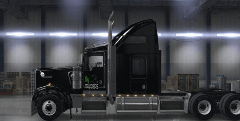 Skin Sky Truckers for W900 ATS | American Truck Simulator Mod