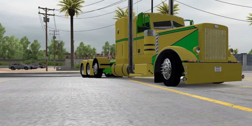 Yellow Green Skin Mod (3) - American Truck Simulator mod | ATS mod