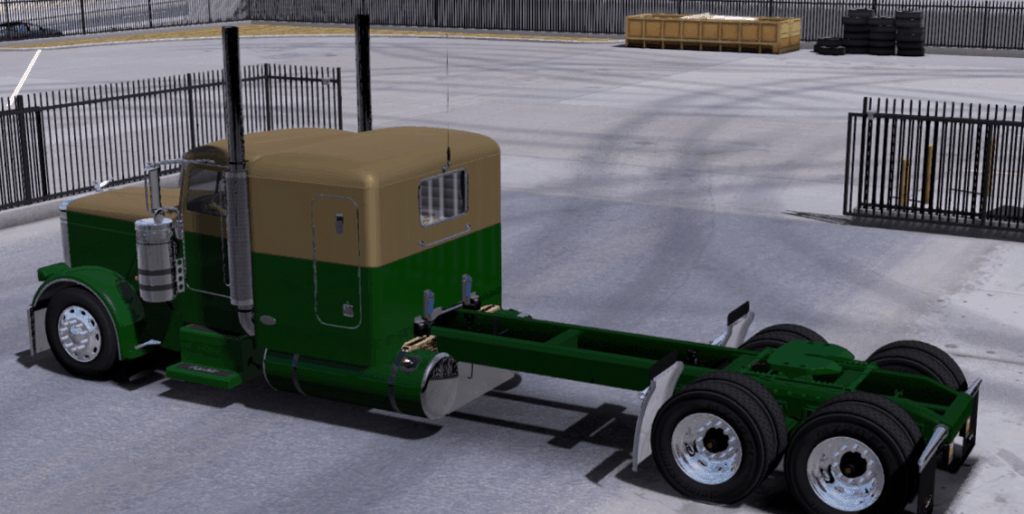 Peterbilt Dark Gold Green Skin ATS-3 - American Truck Simulator mod ...