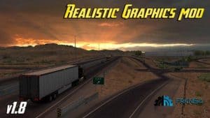 REALISTIC GRAPHICS MOD V1.8 ATS | American Truck Simulator Mod