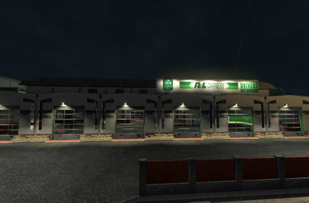 R&L Carriers Garage ATS | American Truck Simulator Mod