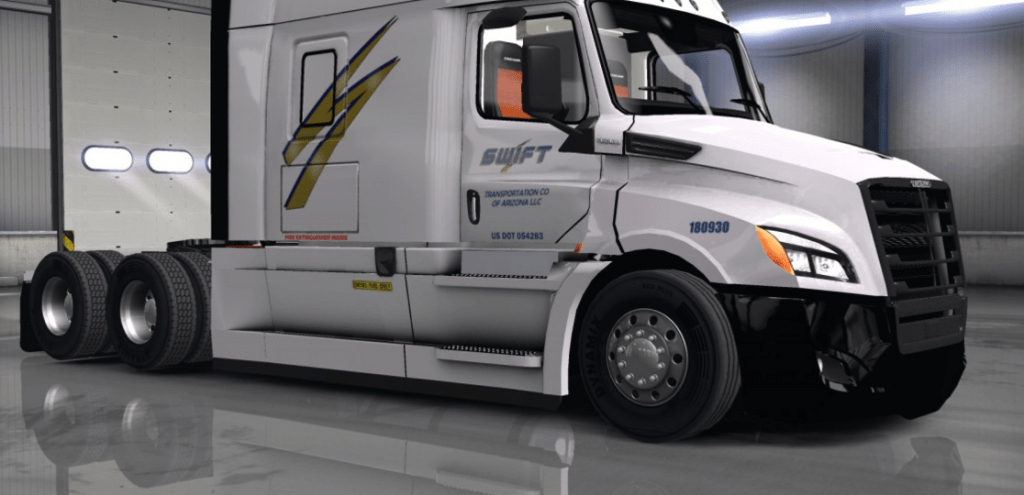 Swift for Cascadia 2018 ATS | American Truck Simulator Mod