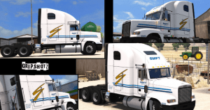Freightliner FLD Swift Transportation Skin ATS | American Truck ...