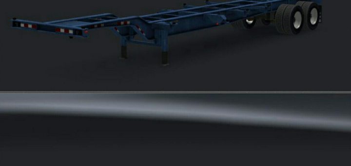 Container 20ft 2 Axles Trailer - American Truck Simulator mod | ATS mod