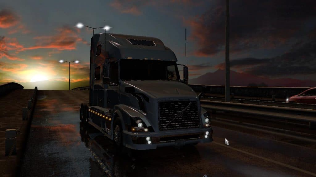 NIGHT CITY BACKGROUND FOR ATS V1.0 MOD | American Truck Simulator Mod