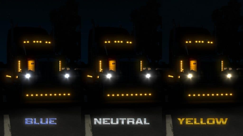 IMPROVED HEADLIGHTS V3.0 for ATS (2) - American Truck Simulator mod ...