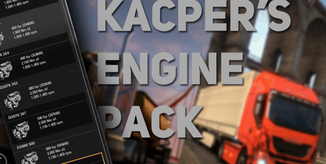 Kacper’s Engine Pack – V2.43 – November Update ATS | American Truck ...