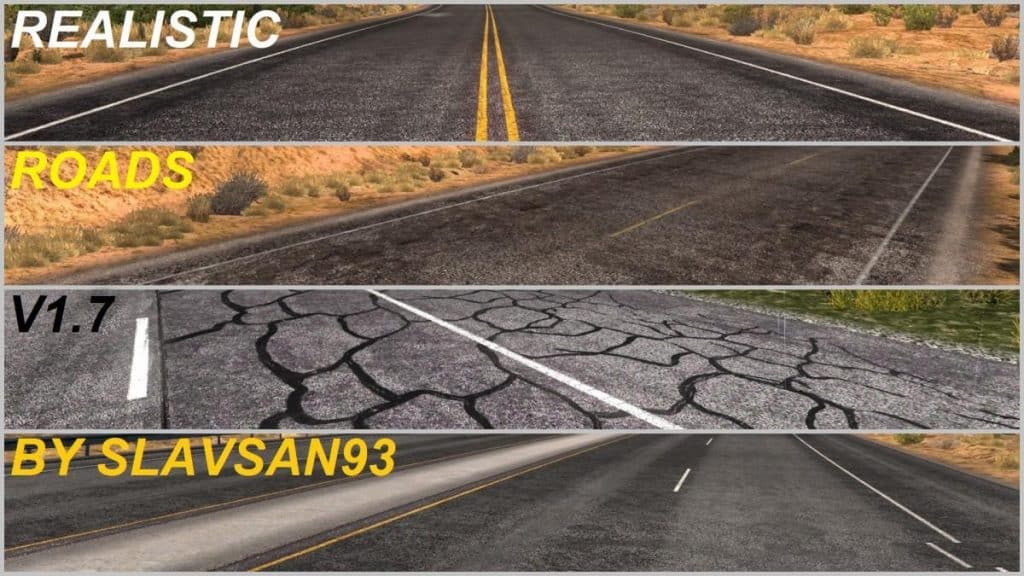 REALISTIC ROADS V1.7 ATS | American Truck Simulator Mod