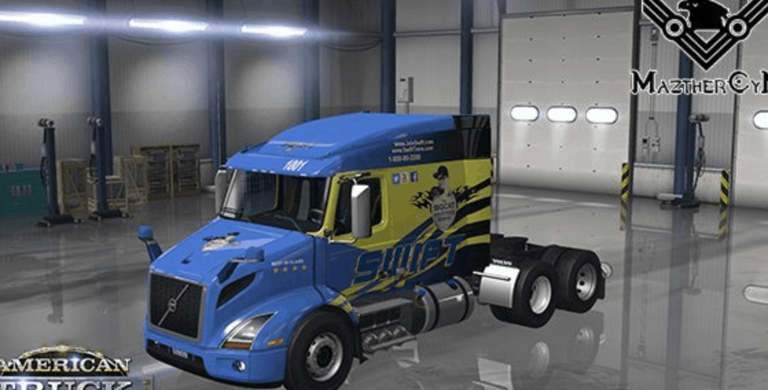 Skin Swift Big Cat – Volvo VNR – MaztherCyN ATS - American Truck ...