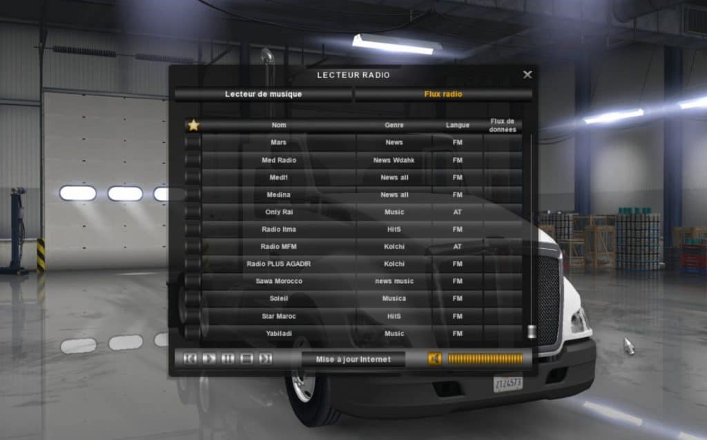 ATS Radio Morocco 100 % (1) - American Truck Simulator mod | ATS mod
