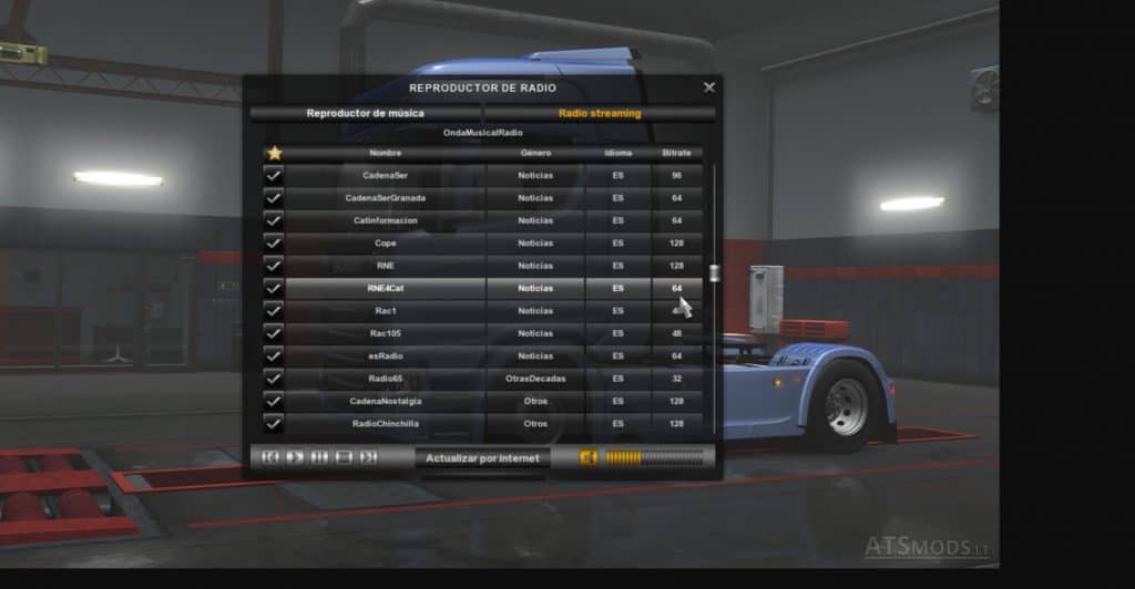 ATS Radio stations, variety (2) - American Truck Simulator mod | ATS mod