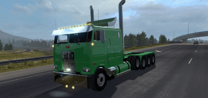 1948 Peterbilt 350 Cabover Truck 1.36.x - American Truck Simulator mod ...