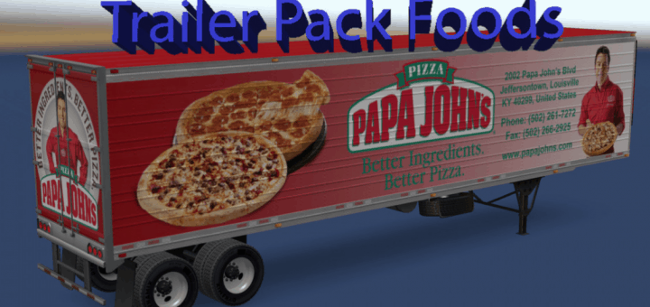 CJD LOG TRAILER V1.44 - American Truck Simulator mod | ATS mod