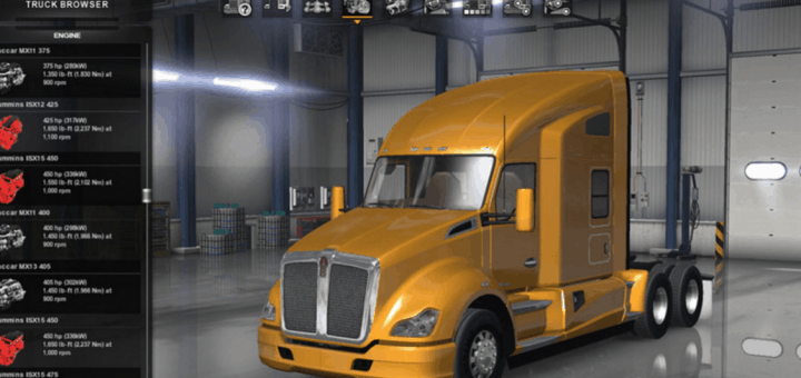 New Powerful Engines V1.5 1.53x | American Truck Simulator Mod