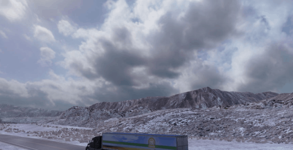 Frosty Winter Weather Mod v 2.3 ATS - American Truck Simulator mod ...