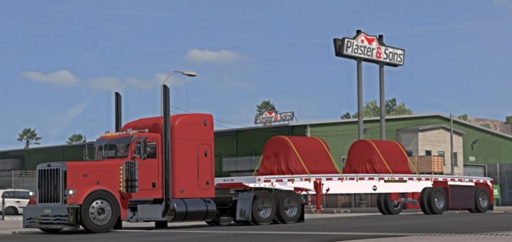 COBRA TRI-AXLE DUMP TRAILER MOD - American Truck Simulator mod | ATS mod