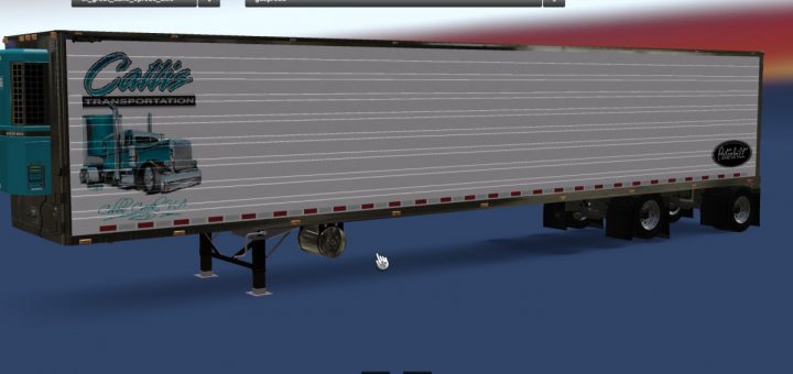 Empty Gooseneck Trailer Mod - American Truck Simulator mod | ATS mod