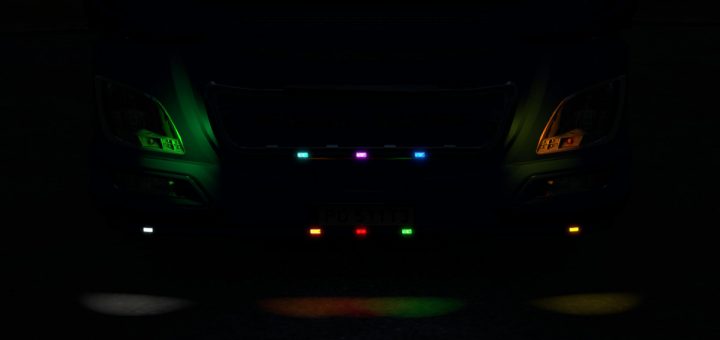 Cabin Strobe Lights V4.1 - American Truck Simulator mod | ATS mod