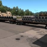 Doubles Stock Trailers ATS | American Truck Simulator Mod