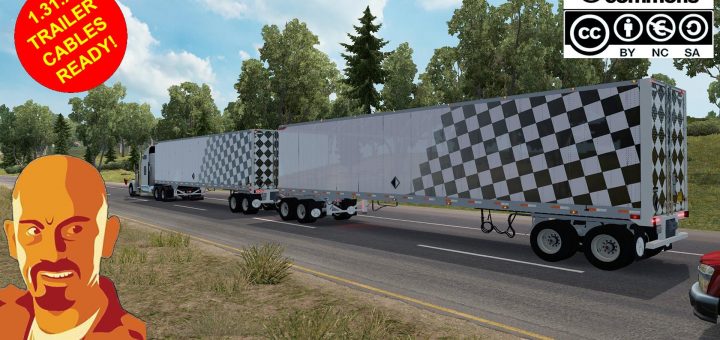 Custom great dane reefer Trailer - American Truck Simulator mod | ATS mod