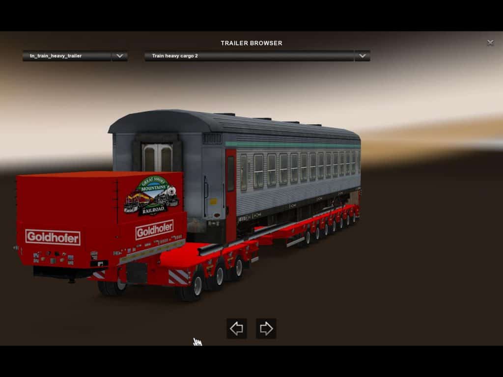 HEAVY TRAIN TRAILER PACK V1.01 for ATS (4) - American Truck Simulator ...