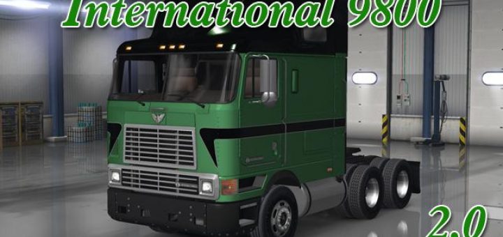 International 9600 1.43 - American Truck Simulator mod | ATS mod