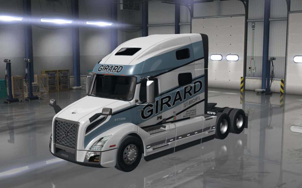 Transport Girard Truck Skin ATS | American Truck Simulator Mod