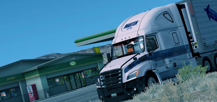 Peterbilt 579 Lines Skin for ATS - American Truck Simulator mod | ATS mod