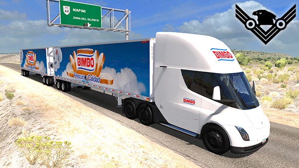 Skin Box´s for Tesla Semi Truck ATS | American Truck Simulator Mod