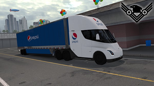 Skin Box´s for Tesla Semi Truck ATS | American Truck Simulator Mod