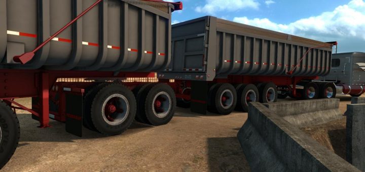 WESCO HAY TRAILER 1.44 - American Truck Simulator mod | ATS mod
