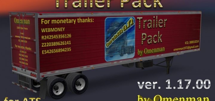 Flatbed ferbus owned Trailer 1.33 mudflaps animations ATS - American ...