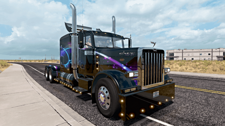 Black Magic repaint Truck Skin ATS | American Truck Simulator Mod