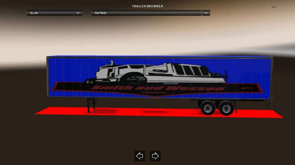 SW long box trailer v1.0 ATS (2) - American Truck Simulator mod | ATS mod
