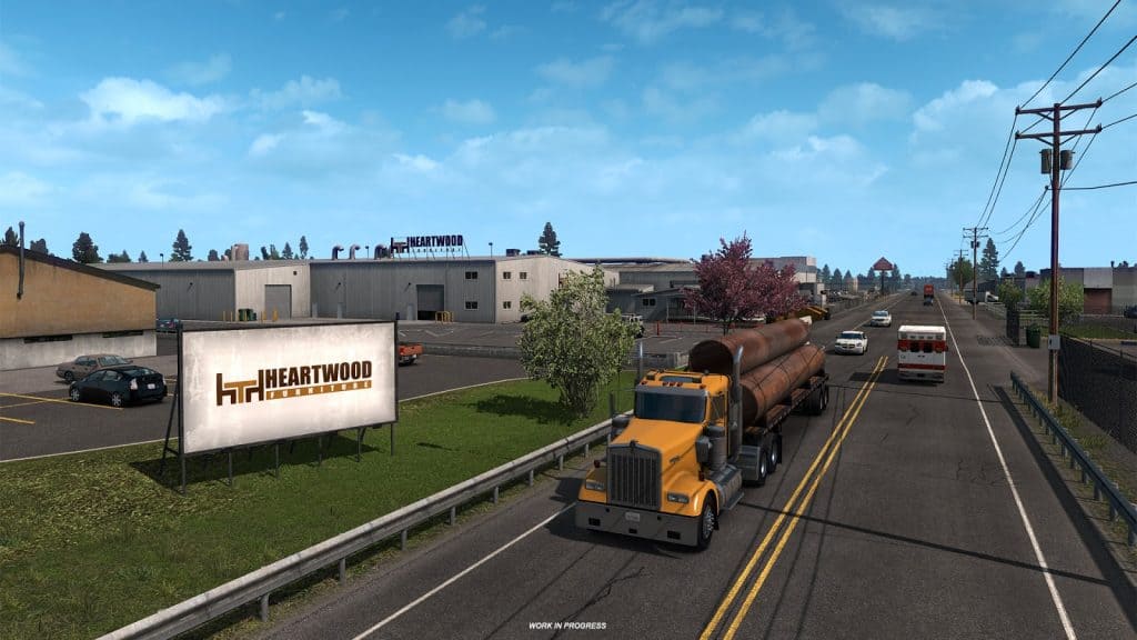 Wood production chain ATS | American Truck Simulator Mod