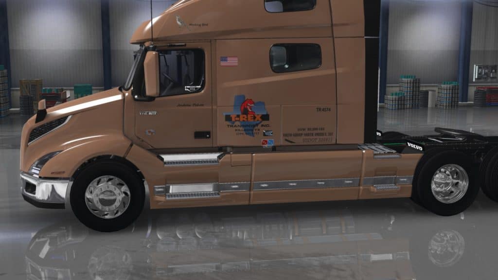 The New T Rex Transport Truck Skin ATS | American Truck Simulator Mod