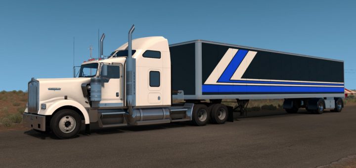 Chrome Dumper Trailer ATS - American Truck Simulator mod | ATS mod
