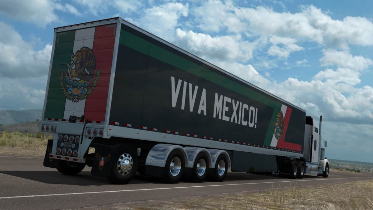 Custom 53′ Trailer ATS (3) - American Truck Simulator mod | ATS mod