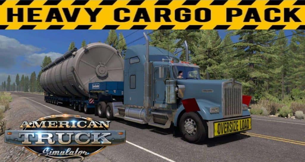 Big Heavy Pack v3.8 1.32.x ATS | American Truck Simulator Mod
