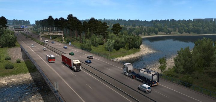 NEW ROAD TEXTURES V1.0 1.45 - American Truck Simulator mod | ATS mod