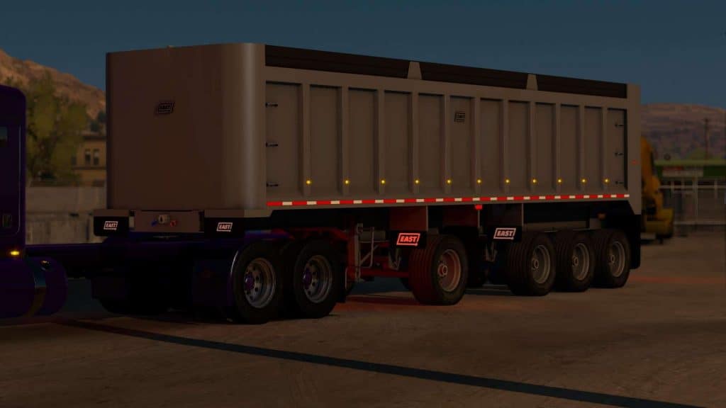 EAST 4 Axle Dump Trailer 1.32.x ATS (1) - American Truck Simulator mod ...