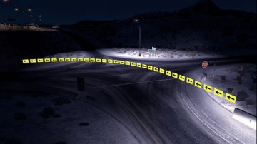 Barriers Signs ATS | American Truck Simulator Mod