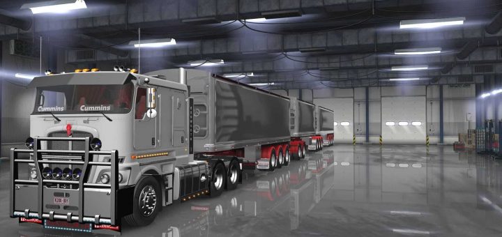American Tipper Trailer Mod - American Truck Simulator mod | ATS mod