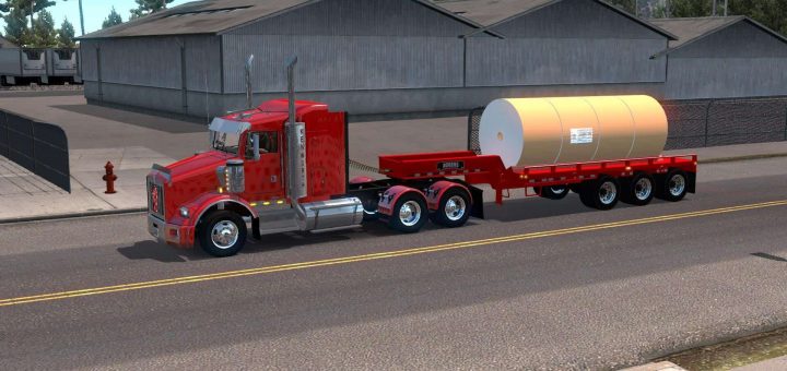 Car trailer caravan - American Truck Simulator mod | ATS mod