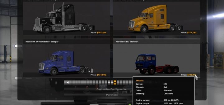Kenworth T2000 BETA v 1.2 Truck - American Truck Simulator mod | ATS mod