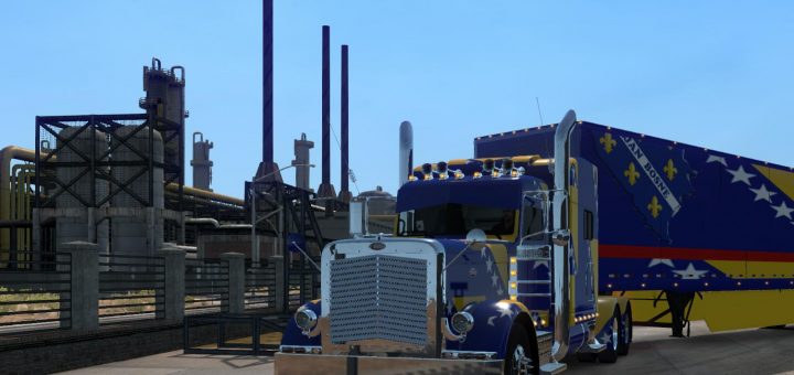 ATS.T-D-S peterbilt 389 pet_1 Skin Mod - American Truck Simulator mod | ATS mod