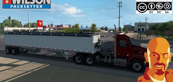 KSW Aussie Byrne Livestock Trailer v1.48 | American Truck Simulator Mod