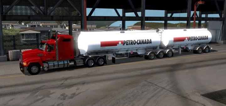 Tycrop ChipVan B-Train Ownable v1.2 | American Truck Simulator Mod