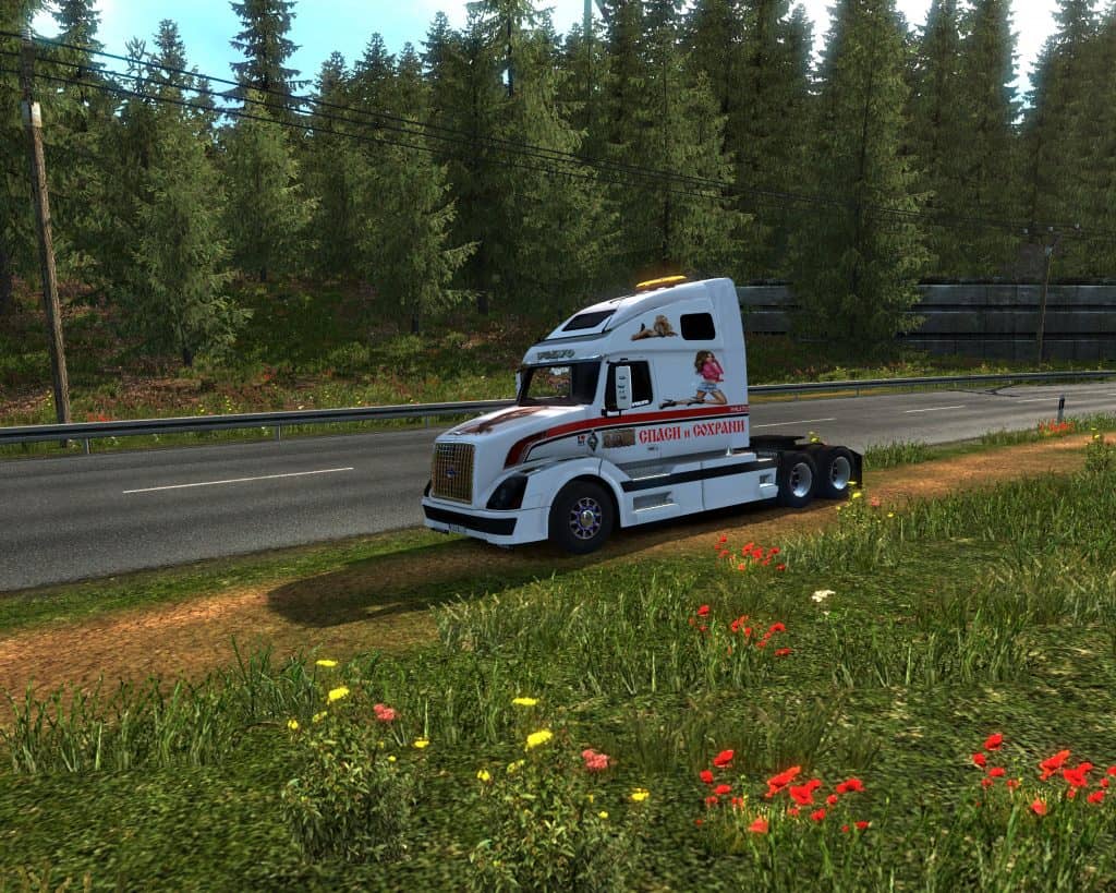 Aradeth Volvo VNL670 skin My ATS v1.0 | American Truck Simulator Mod